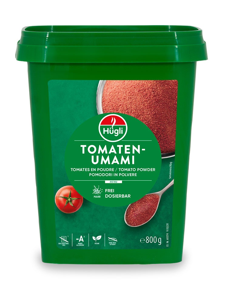 89450 Tomaten Umami MENU :: Hügli - Kulinarik. Kreativität. Schnelligkeit.